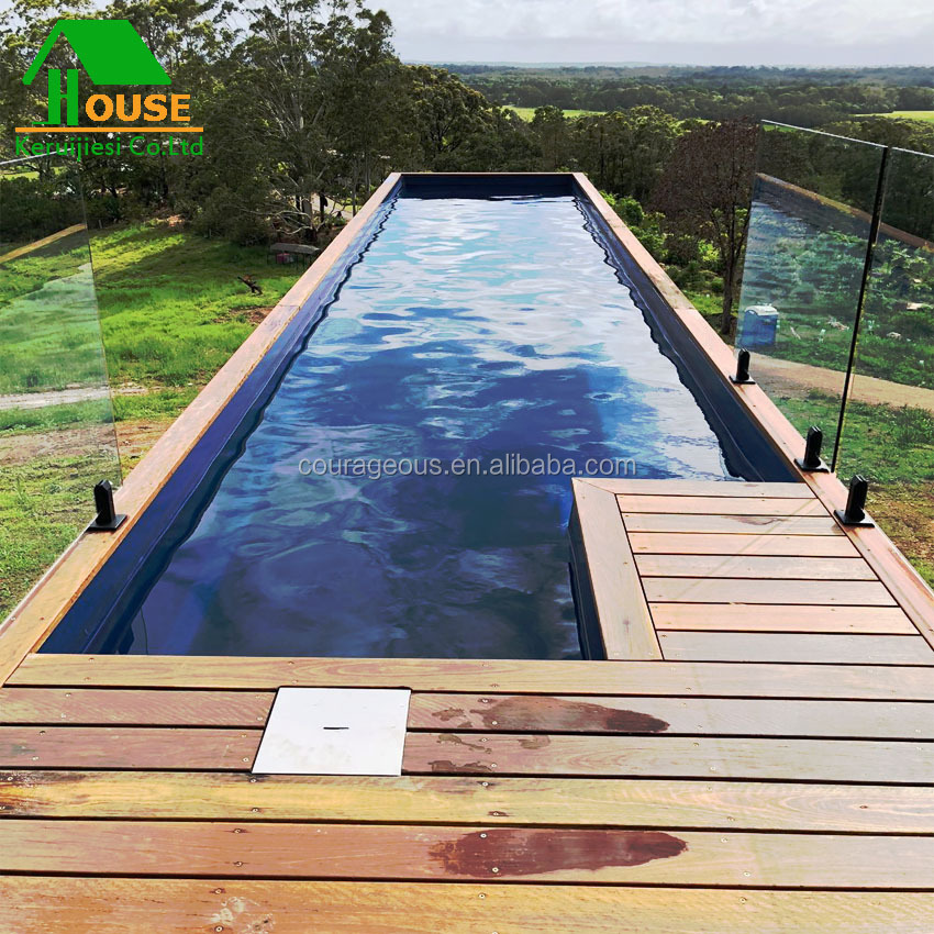 Cheap Shipping Container Swimming Pool with Pool Pumps