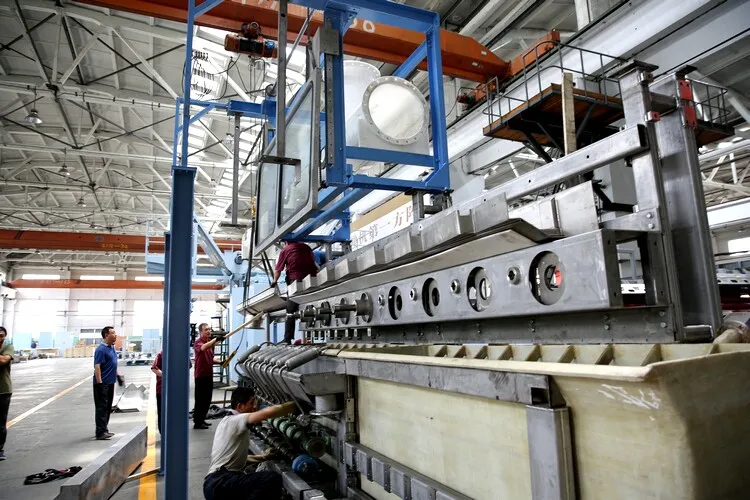 JINGWEI JWHR3 Viscose Staple Spinning Machine - 88 Spindles