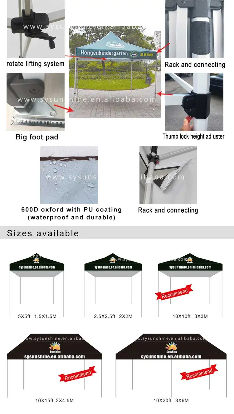 Steel Frame 10x10 Folding Tent/canopy/gazebo/marquee - Buy Dome Tents ...