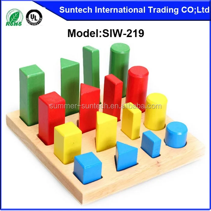 Montessori Teaching Aids Educational 14pcs Sets Wooden Toys - Buy ...