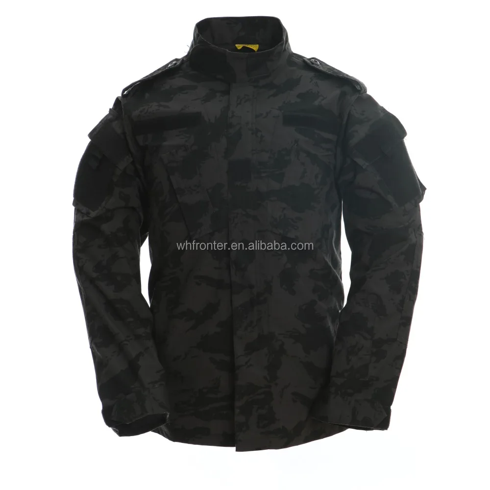 Fashion Black Acu Camouflage Clothing Night Camo Hunting Military ...