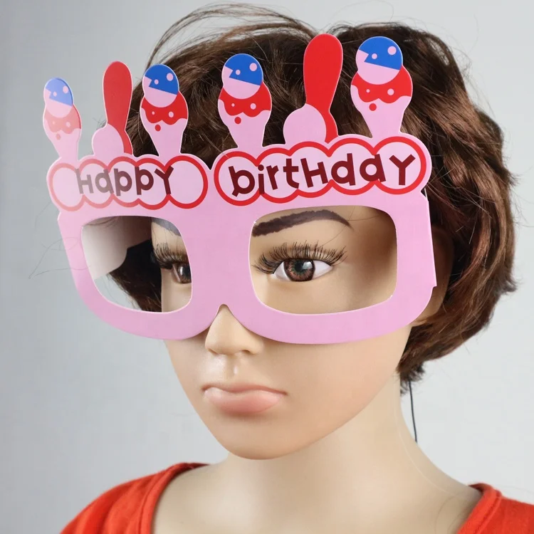 Paper Party Eye Mask Paper Glasses Frames Paper Eyeglasses - Buy Paper ...