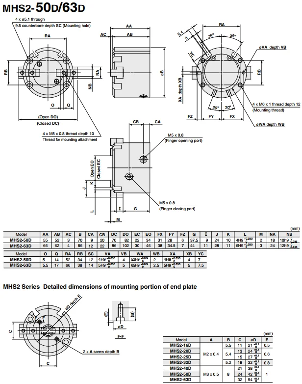 MHS3 Series Air Cylinders - Efficient Pneumatic Solutions