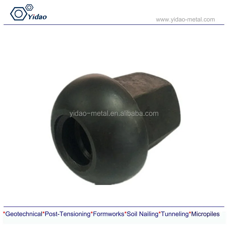 Spherical Mine Anchor Nut,Tuercas,Domed Nut For Full Thread Bar - Buy ...