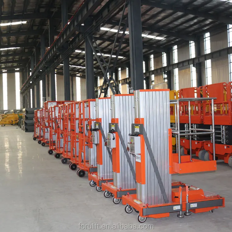 6m Portable One Person Operate Aluminium Man Lift - Buy Push Around ...