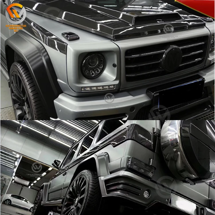 Fiber Glass+carbon Fiber Wide Ms Style Body Kit For G Class W463 G500 G63 G65 - Buy For G Class ...