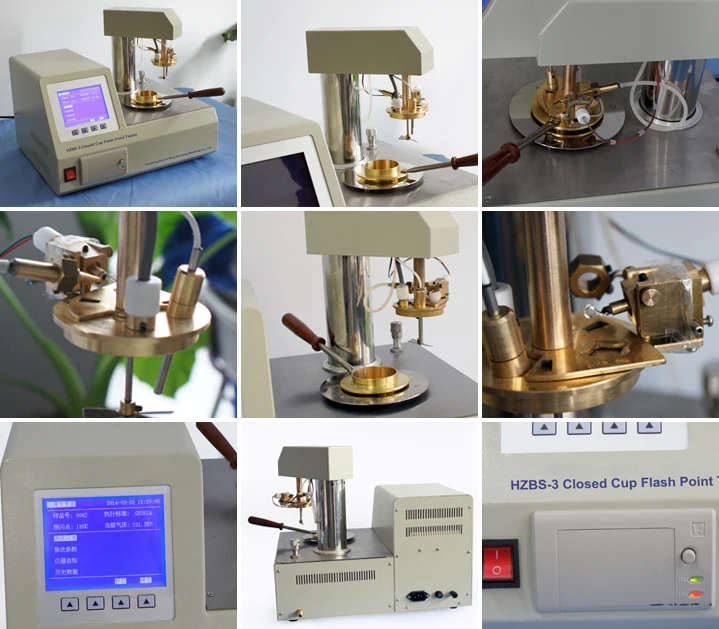 Automatic Laboratory Testing Equipment Closed Cup Oil Flash Point ...