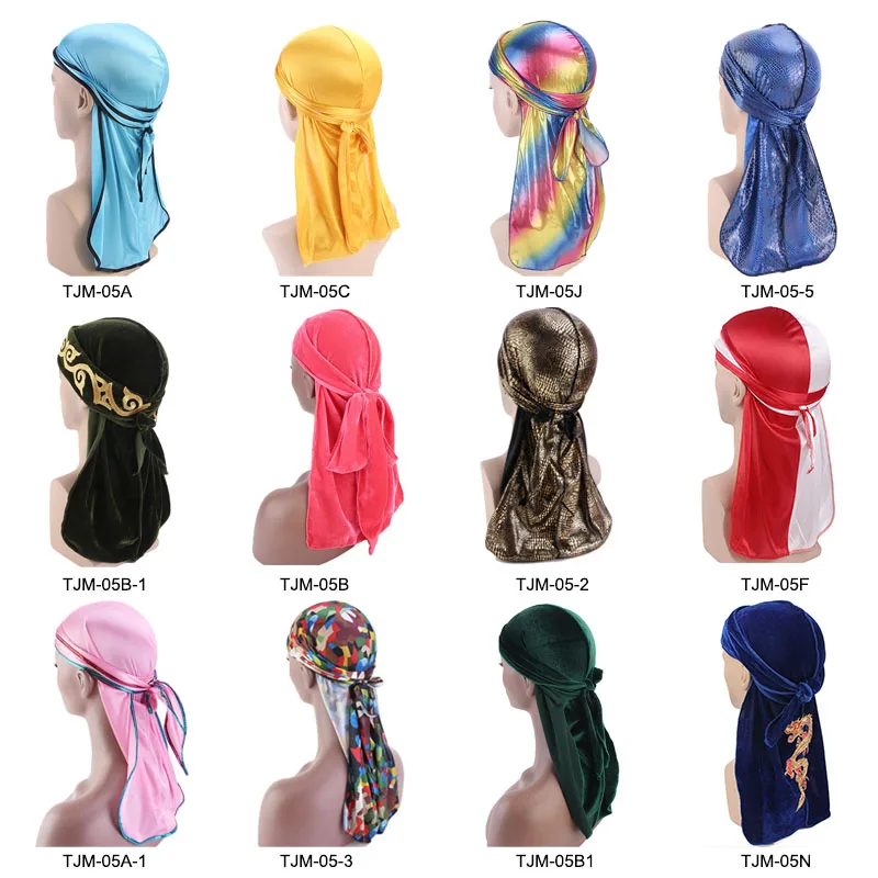 New Laser Unisex Bandana Du Rags Head Wrap Men 360 Spandex Laser King's ...