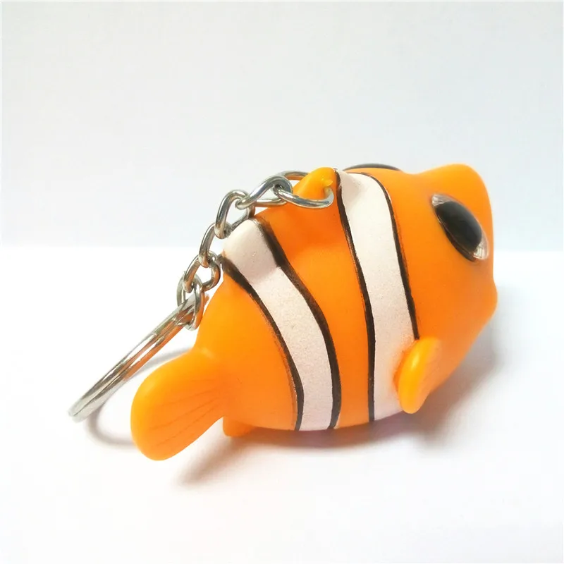 Promotional Glitter Eyes Pop Keychains Eyes Popping Yellow Fish Keyring ...