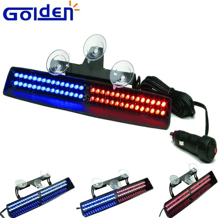 Led Emergency Vehicle Strobe Interior Mount Dashboard Flash Police ...