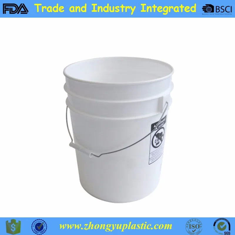 Wholesale 20L Heat Resistance Chemical Resistant Plastic Bucket