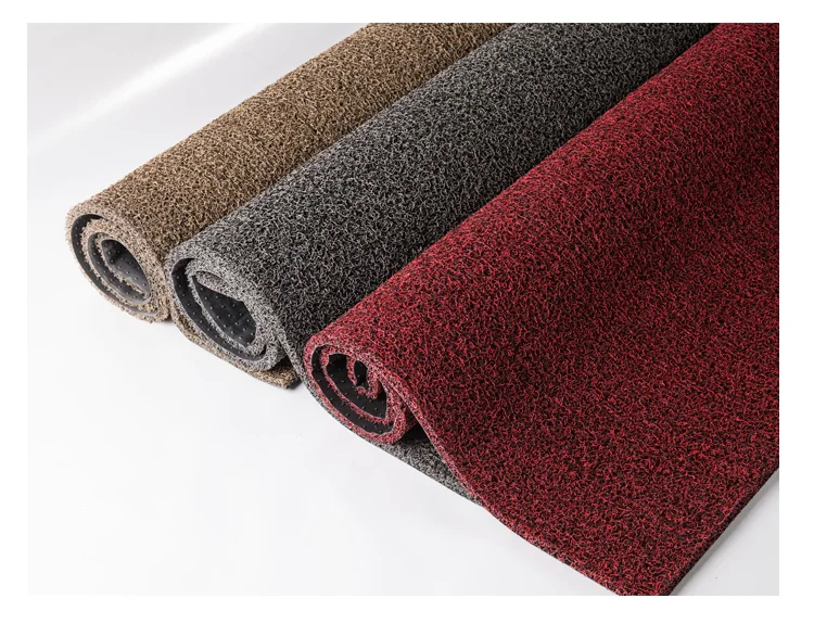 Factory Price Customized Pvc Coil Floor Mat In Roll With Spike Backing ...