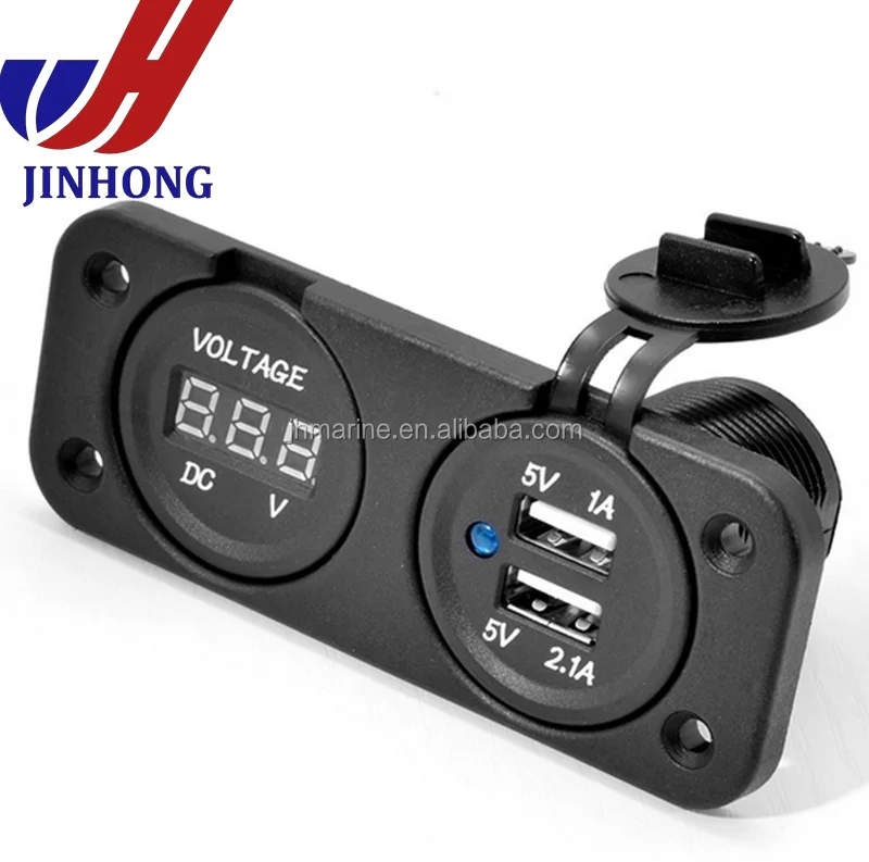 Jinhong inbouw tweeërlei usb-aansluiting auto caravan rv boot nieuwe ...
