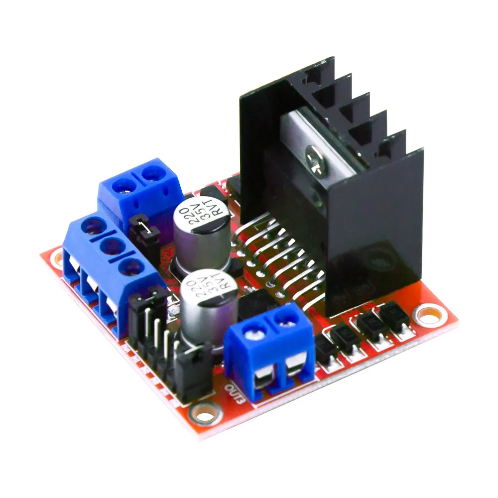 L298N DC Stepper Motor Driver Module Dual H Bridge Control Board ...