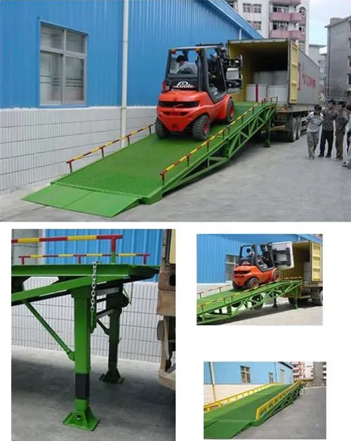 Manufacturer Steel Forklift Mobile Loading Dock Ramp Low Price - Buy ...