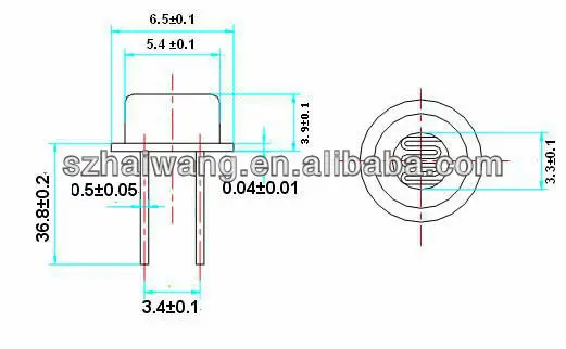 5mm Metal Photocell in Hermetic Packing - Sensitivity & Durability
