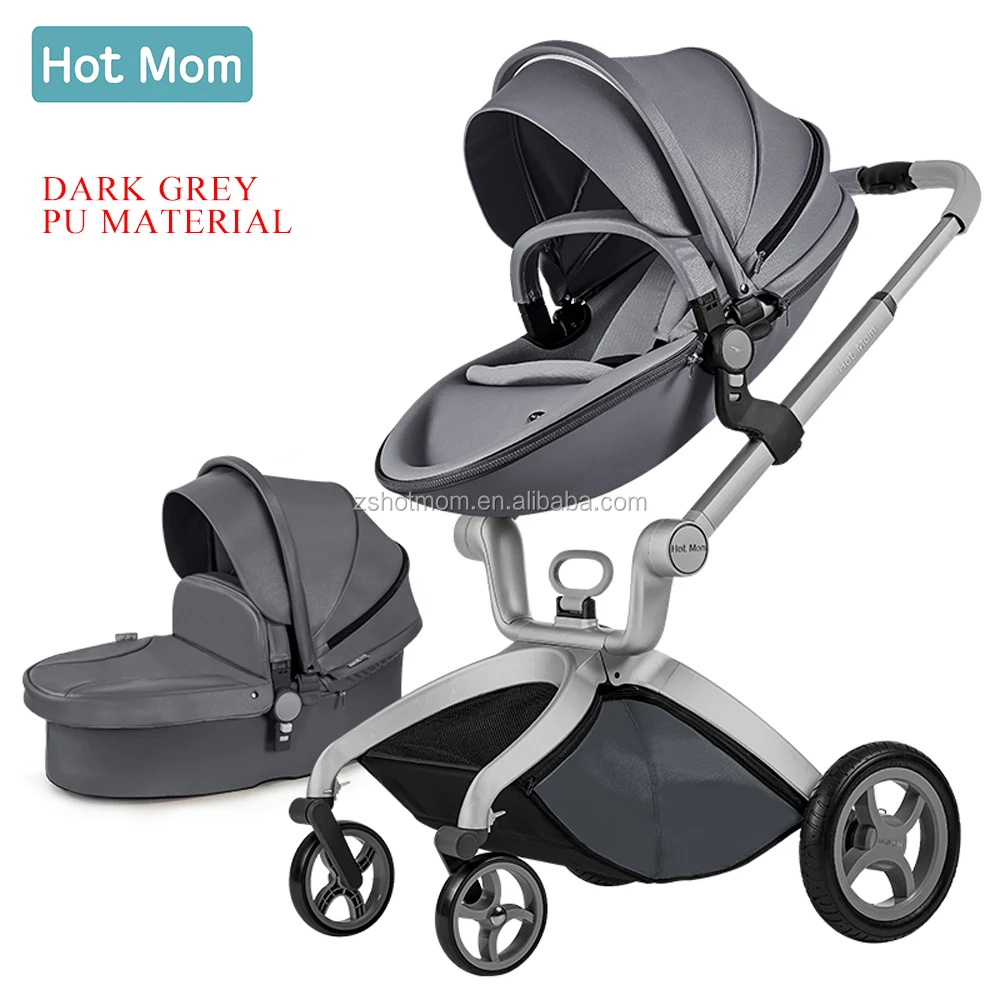 Hot Mom Baby Stroller 3 In 1 Travel System Pram Pushchair Accessories ...
