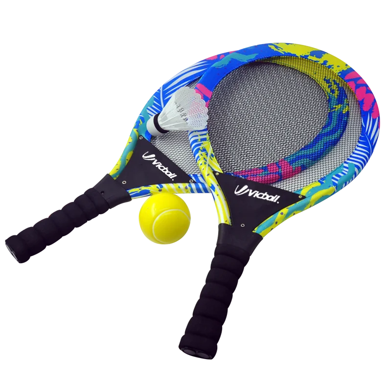 Neoprene Beach Bats - Soft Tennis Racket Bats for Fun
