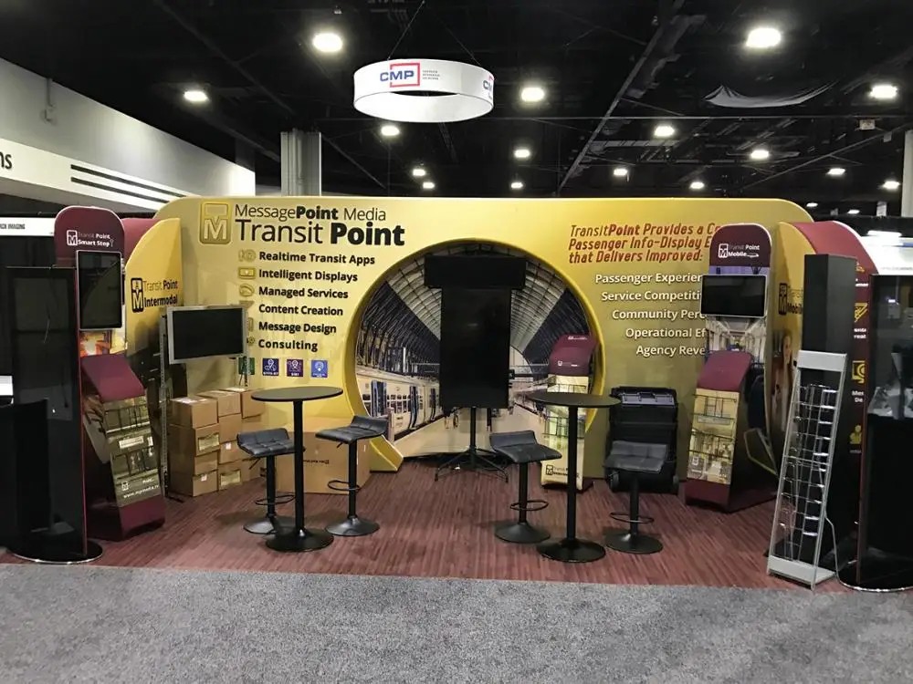 Custom Printed Portable Exhibition Booth - 10x10 Mampara Stand