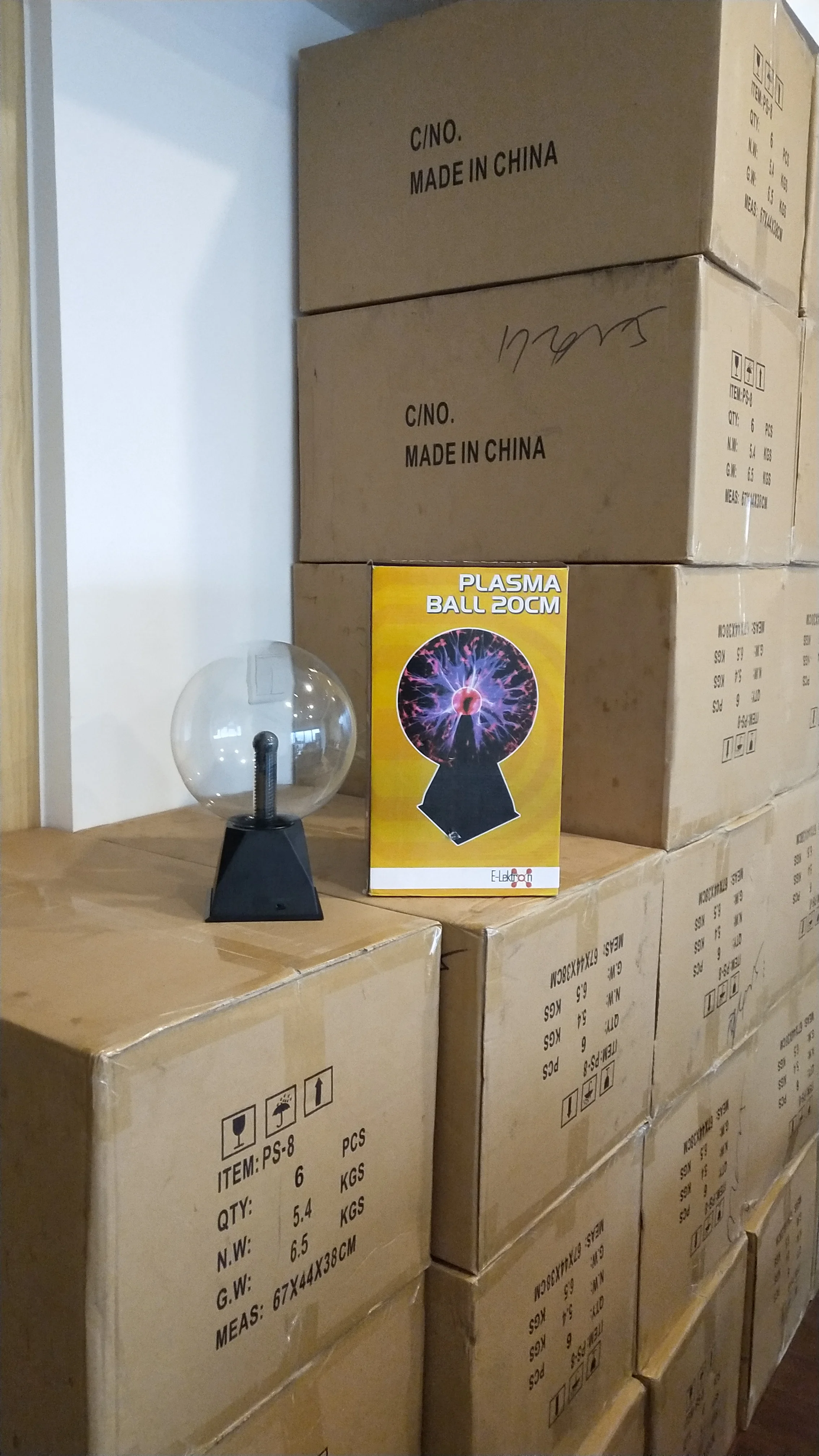 Festival Decoration Fantasy Mini 3 Inch Glass Plasma Light Crystal ...