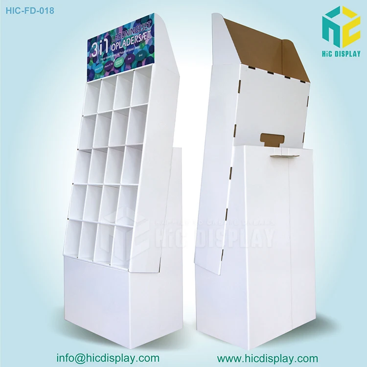 Wholesale Bookstore Books Corrugated Display Custom Multi-tier Modern ...