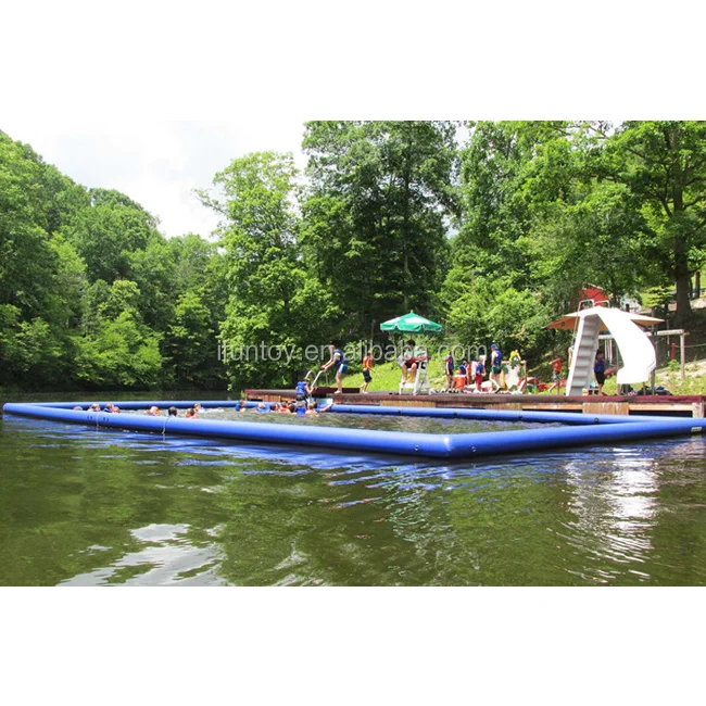 High Quality Floating Inflatable Sea Pool /inflatable Boat Swimming ...