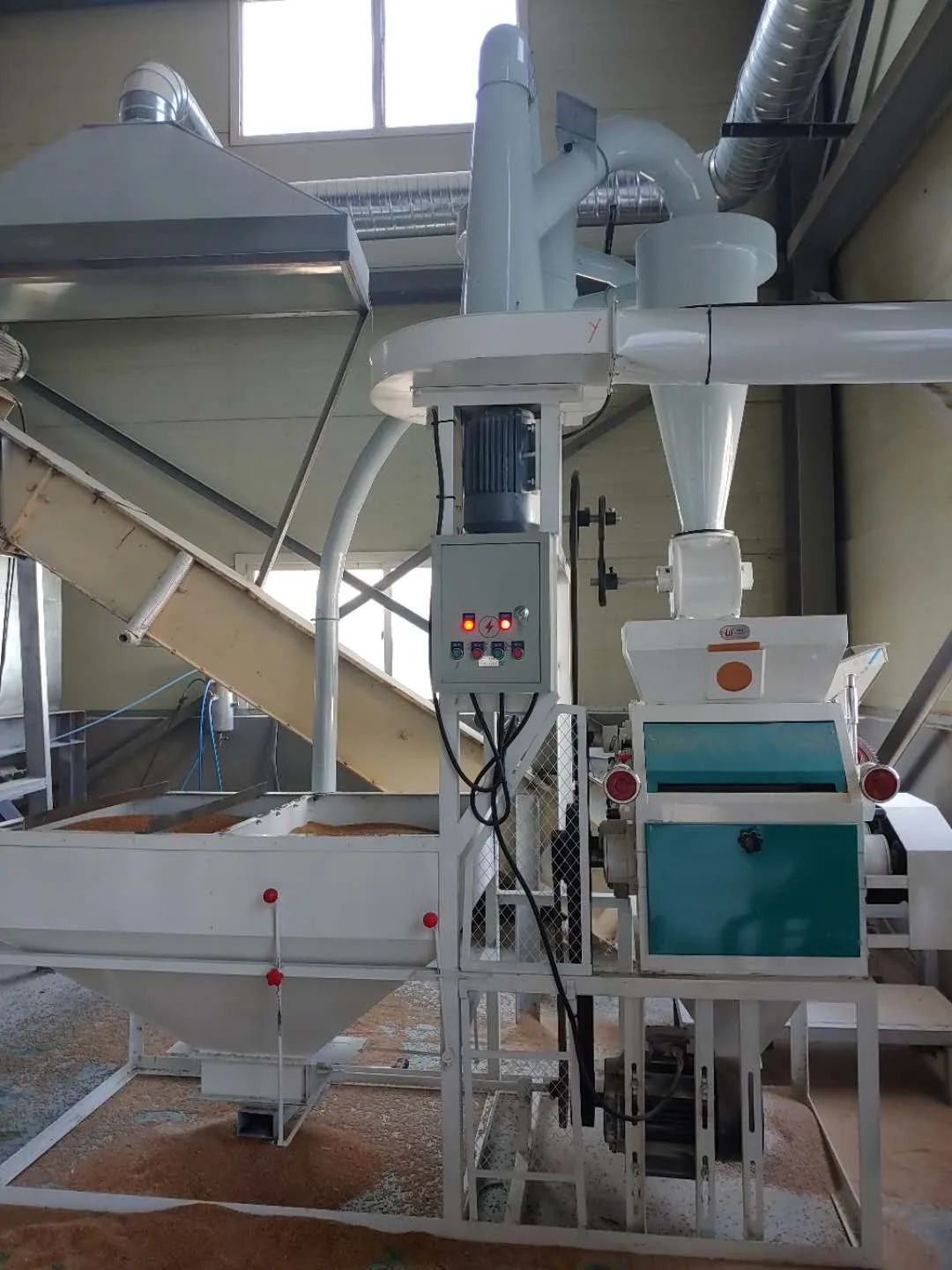 Complete Corn Flour Milling Process Molino Of Grain Grits Mill Machine ...