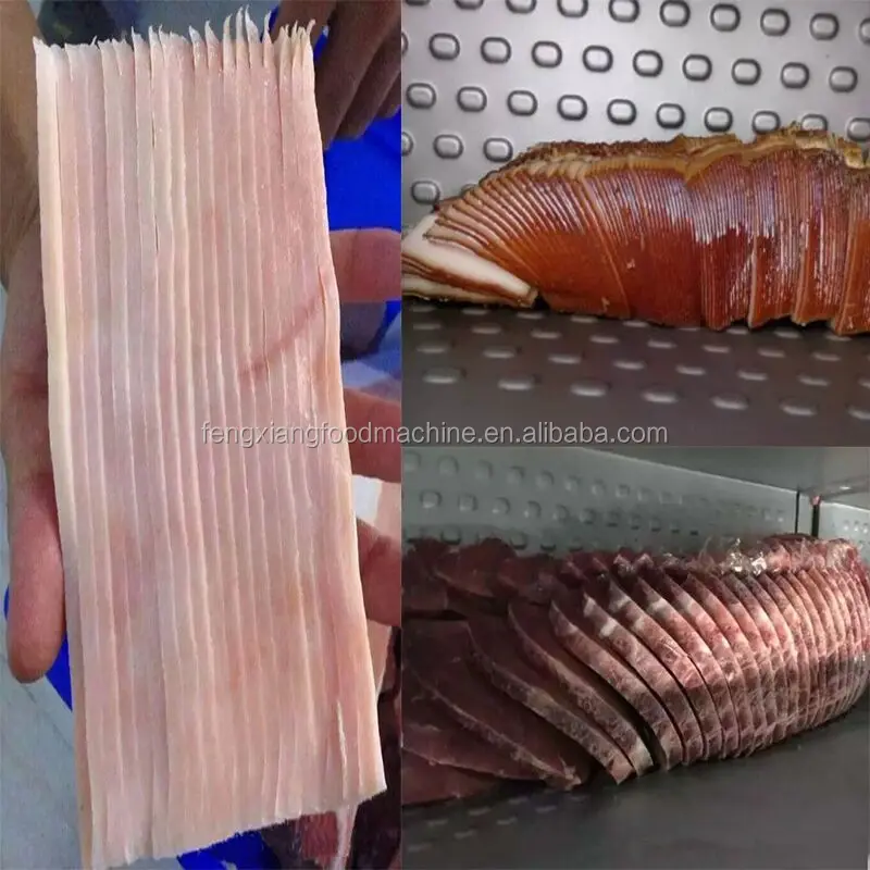 Professional Automatic Bacon Slicer Row Bacon Cutting Machine - Buy ...