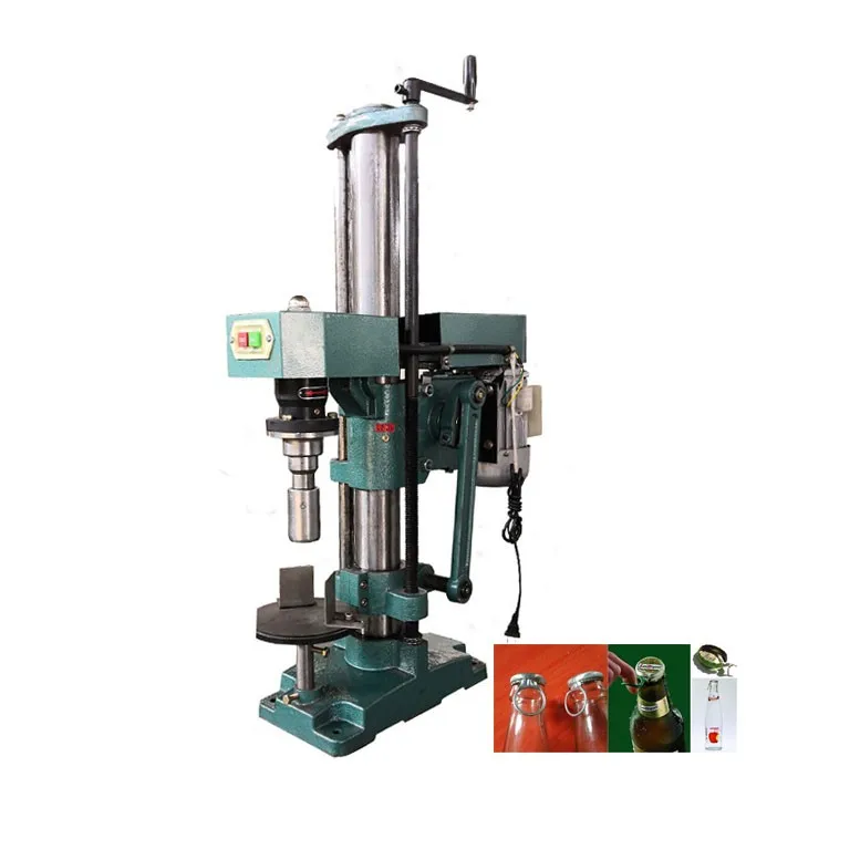 Cocktail Bottle Metal Lid Capping Machine Manual Beer Bottle Capping ...
