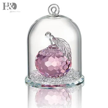 H&d Crystal Clear Apple In Terrarium Paperweight Crafts&collection ...