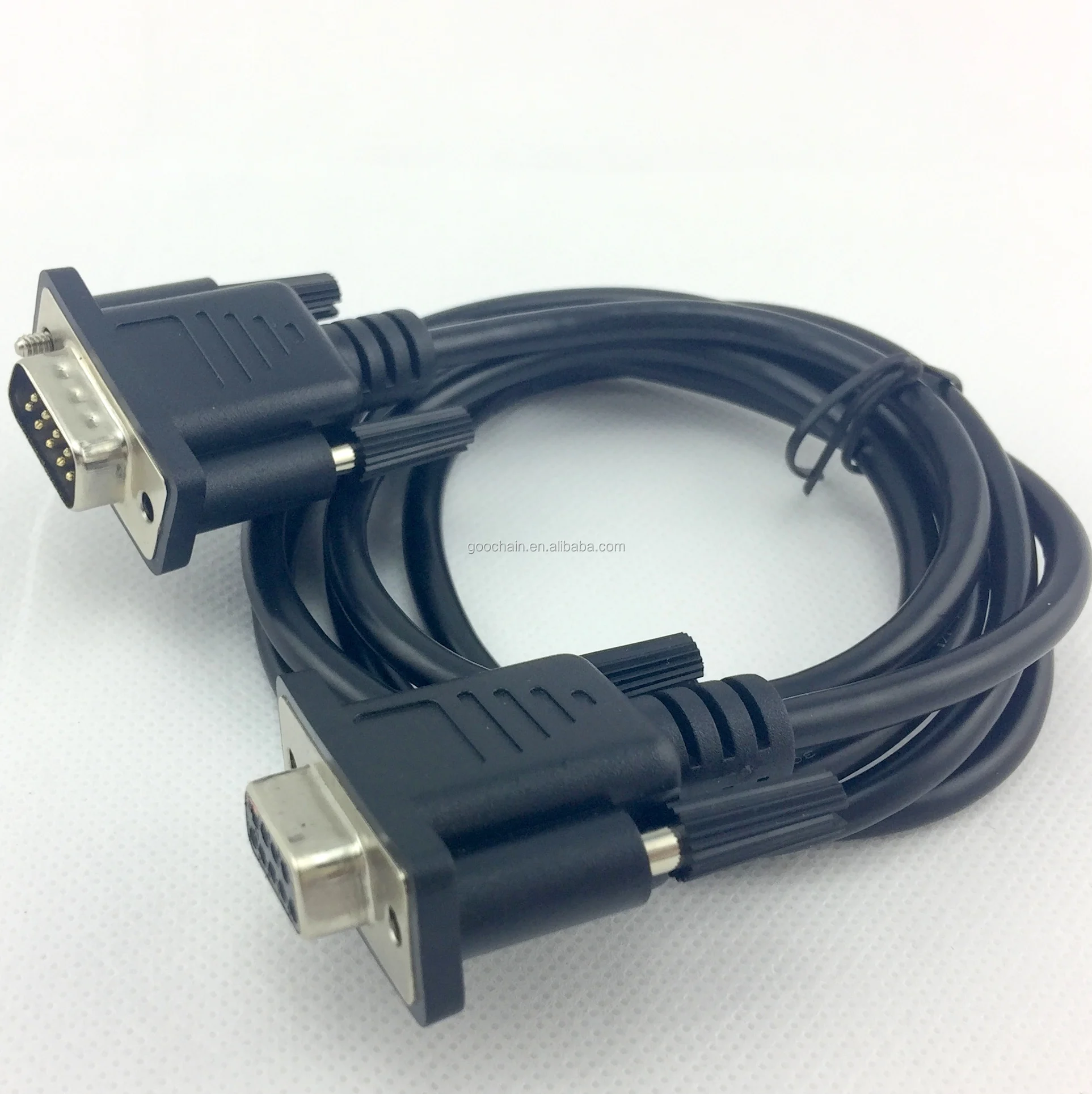 RS232 DB9 Male to DB9 Female Extension Cable for Computer| Alibaba.com