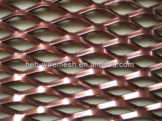 Perforated Diamond Holes Plate - Expanded Metal Mesh