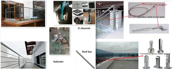 Plexiglass Railing Guard Rail On Porches U Channel Glass Balustrade ...