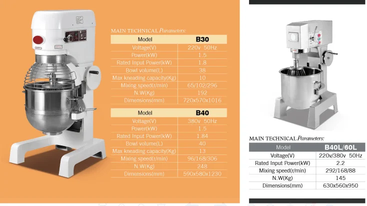 Kitchen Stand Cheap 20 Liter Mixer Food Machine With Price(b20) - Buy ...