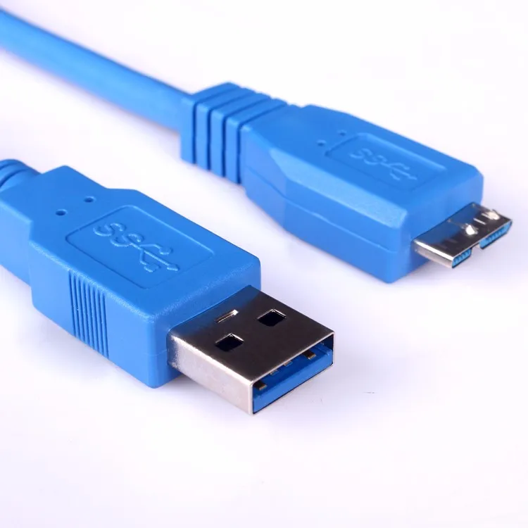 High Quality Cost-effective Usb 3.0 A Male To Micro B Male Cable Blue ...