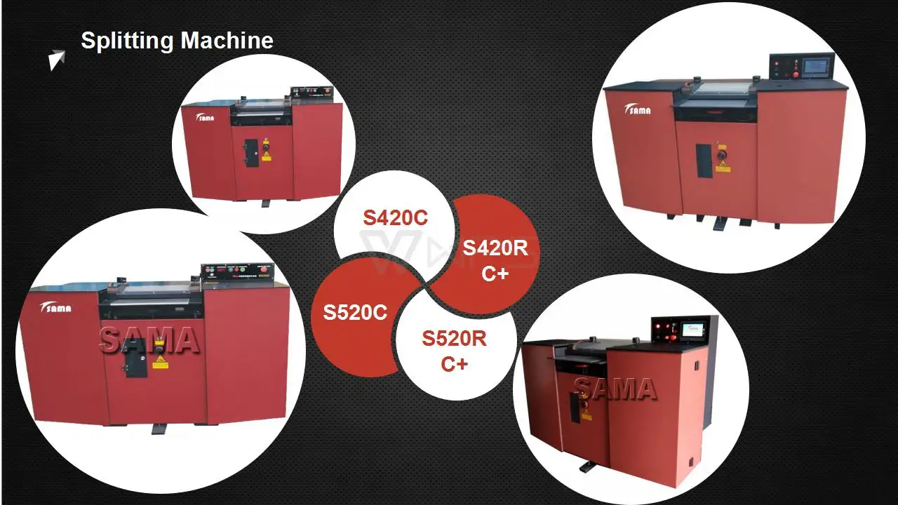 S520rc+ Small Leather Splitting Machine Camoga Leather Shaving Machine ...