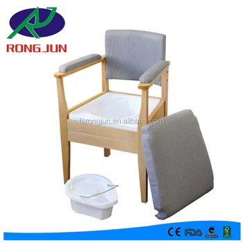 Luxury Wooden Commode Chair Beech Commode Chair European Style Toilet ...