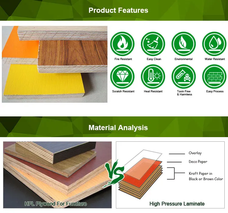Good Quality Cheap Price Hpl Sheet Resopal Laminate Hpl Plywood To ...