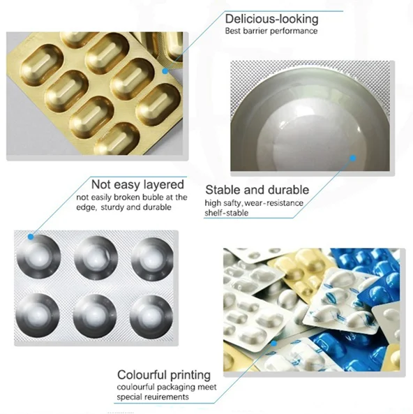 Capsules And Pills Packaging Cold Forming Laminate Foil With Great ...