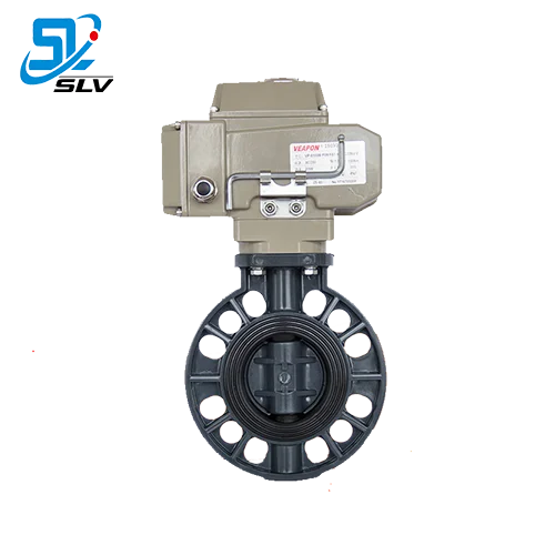 1 Pvc Upvc Cpvc Pvdf Pp Pph Plastic Electric Epdm Ptfe Seat Wafer Butterfly Valve - Buy ...