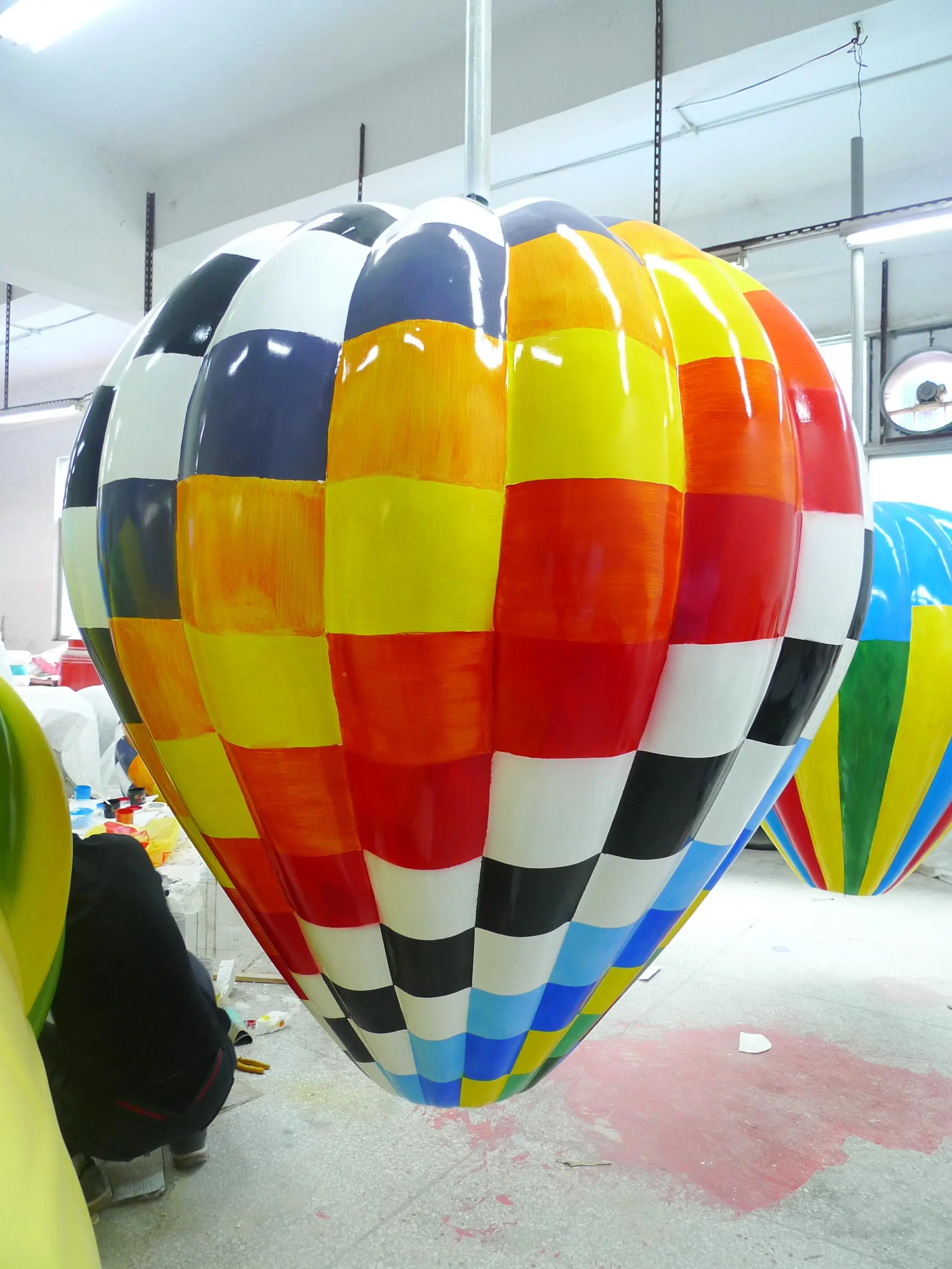 Christmas Fiberglass Air Balloon Mall Atrium Decoration - Buy ...