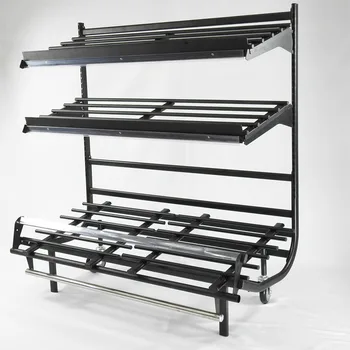 Movable Display Shelf For Supermarket And Retail Rack With Wheels 3 ...