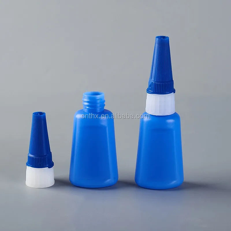 20ml PE Flat Squeezable Plastic Adhesive Dispense Bottle