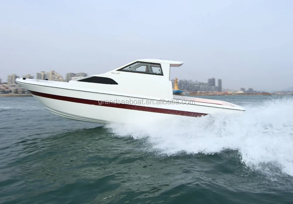 Grandsea 25ft Fiberglass Cabin Boat Speed Motor Boat for Sale