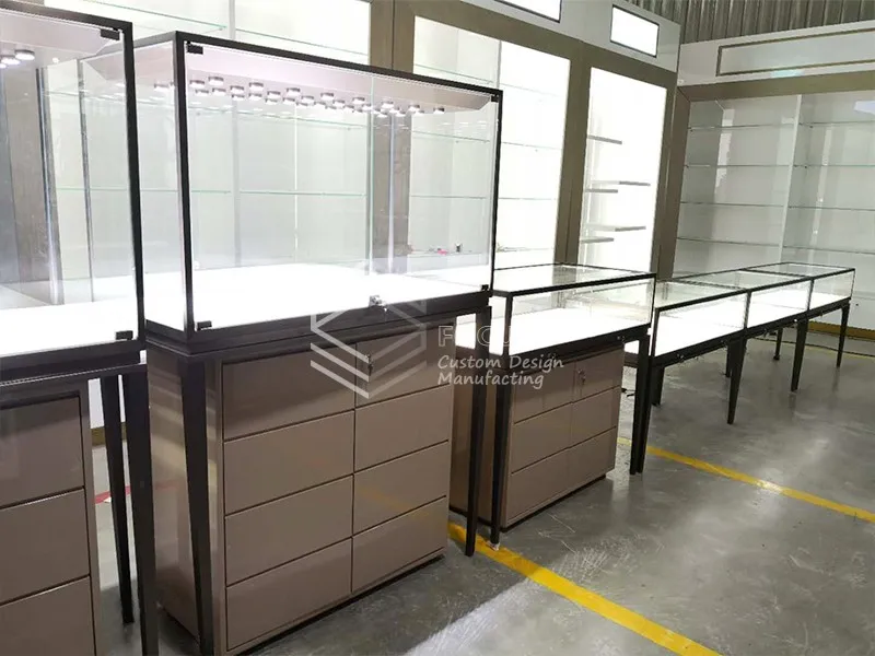 Portable Jewelry Store Showroom Display Rack Designs