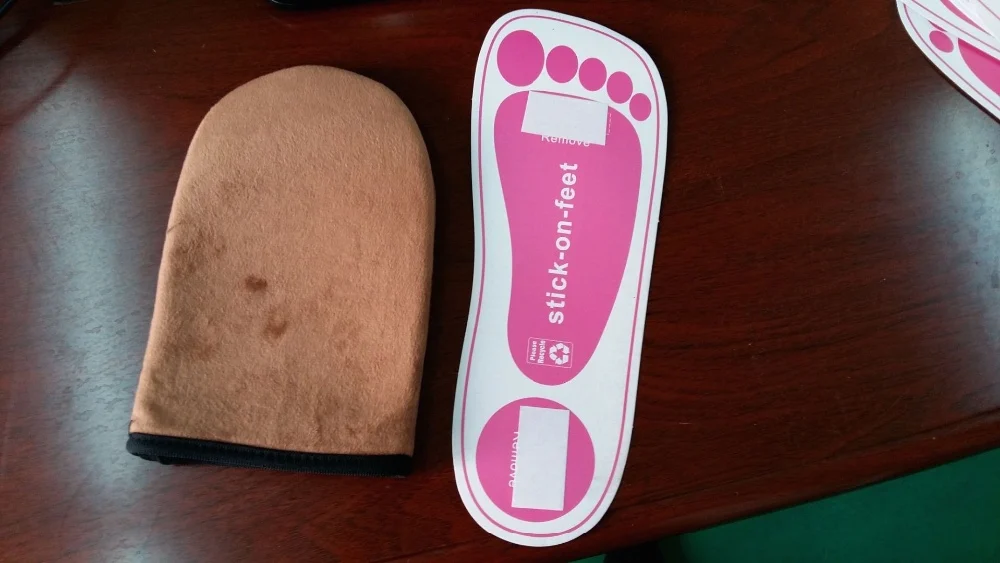 Black Cardboard Sticky Feet For Tanning Salon - Buy Cardboard ...