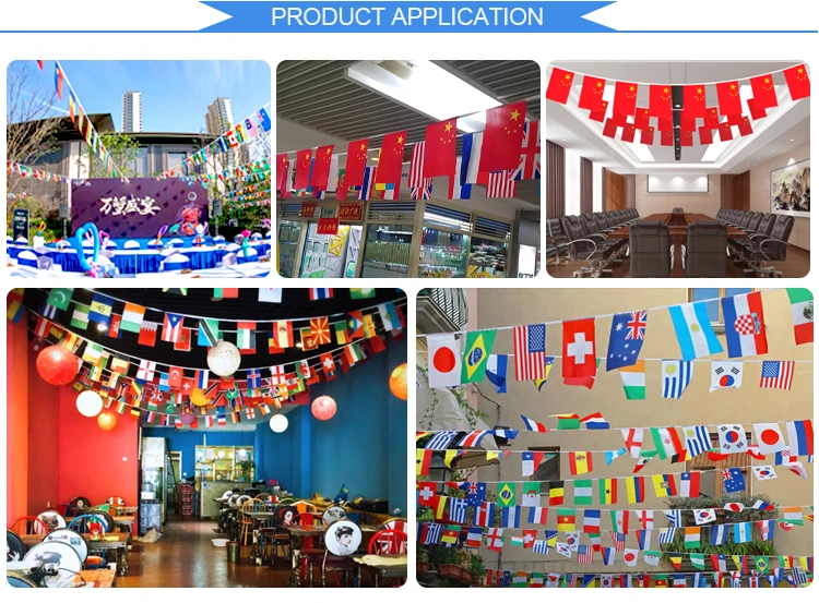 Wholesale Plastic Pennants Flags - Polyester Party Bunting