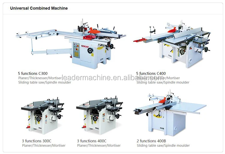 C400 Italian SICAR BRAND Combined Universal Wood Machine Woodworking ...