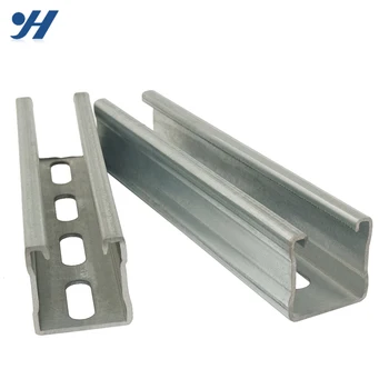 Hot Dip Steel Profile C Channel Unistrut Deep Strut Channel For Support ...