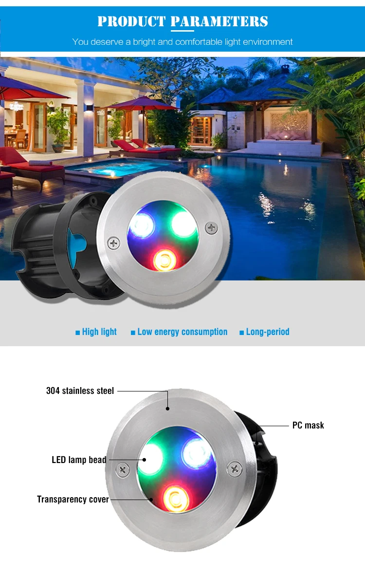 Waterproof 12v Par56 Rgb Multi Color Swimming Pool Led Lights - Buy 50w Led Swimming Pool Light ...
